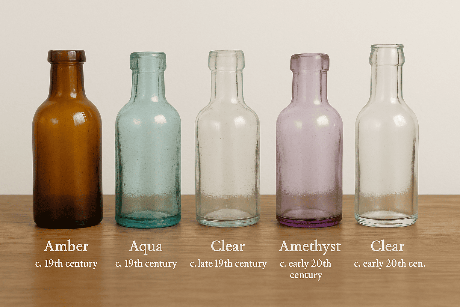 How to Determine the Age and Importance of Antique Bottles